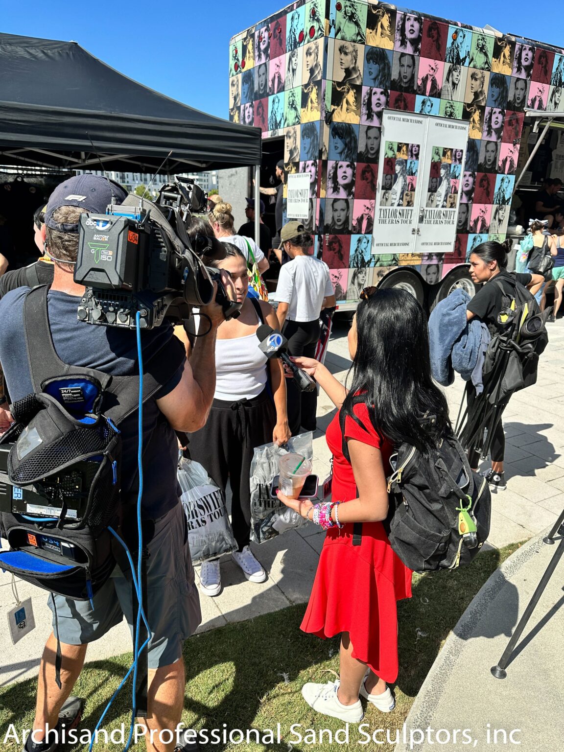 Sand Sculpture Of Taylor Swift | Masterfal Sand Art